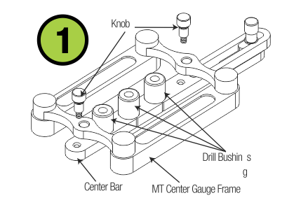 The Pro-Tech Self-Centring Dowel jig Cat No.: PTDJ06810
