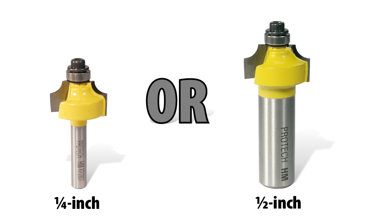 Do I choose half inch or quarter inch shanks?